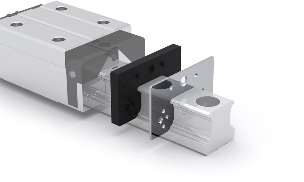 External NBR Seal with Metal Scraper Linear rail block | Rollco